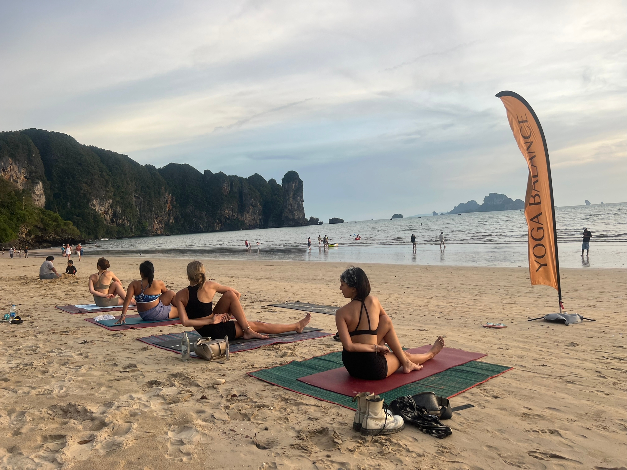 Beach Yoga at Ao Nang, Krabi - Yoga Balance Thailand