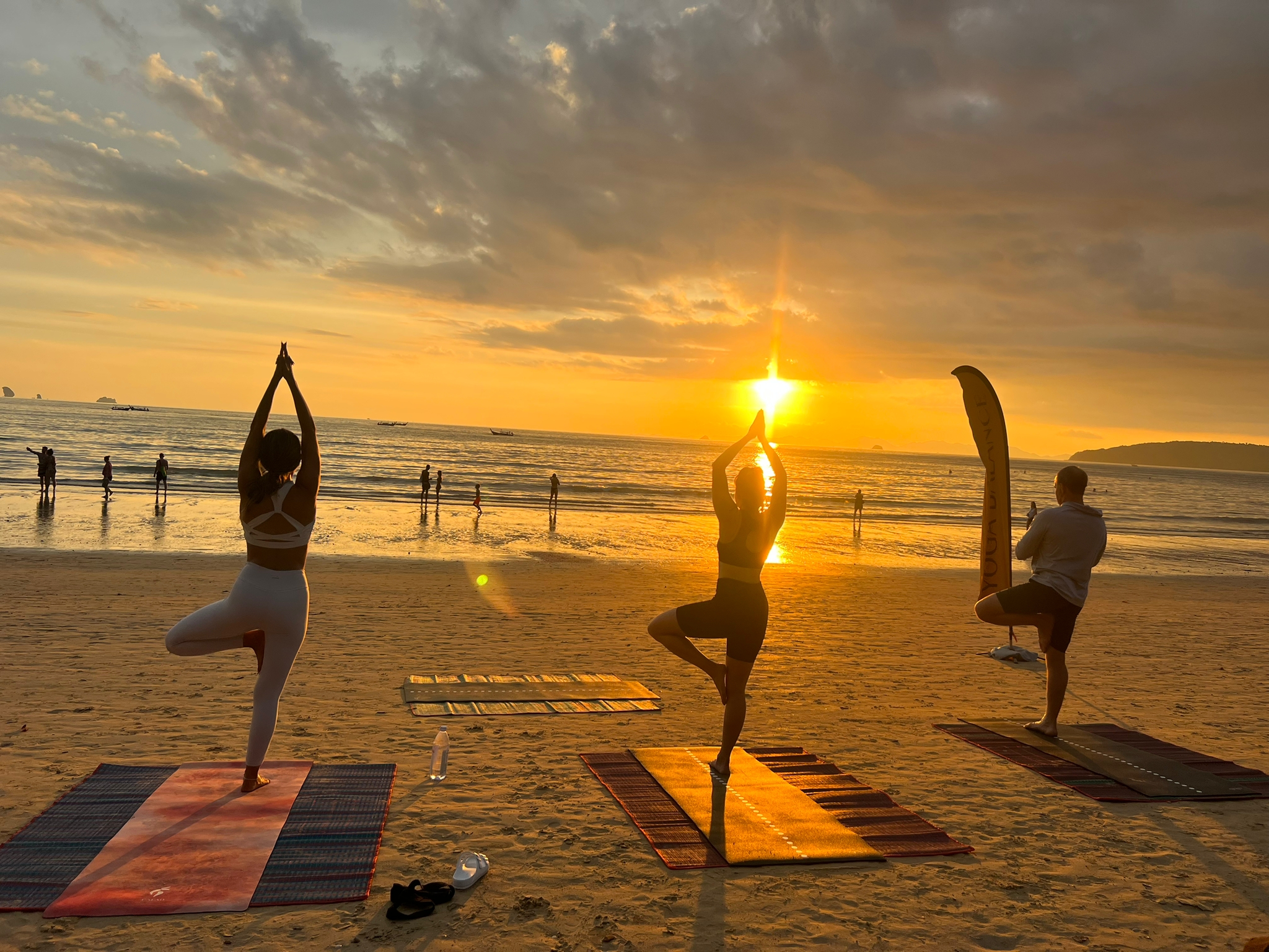 Beach Yoga at Ao Nang, Krabi - Yoga Balance Thailand